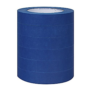 Duck Clean Release Blue Painter's Tape 1-Inch (0.94-Inch x 60-Yard), 6 Rolls, 360 Total Yards, 240459
