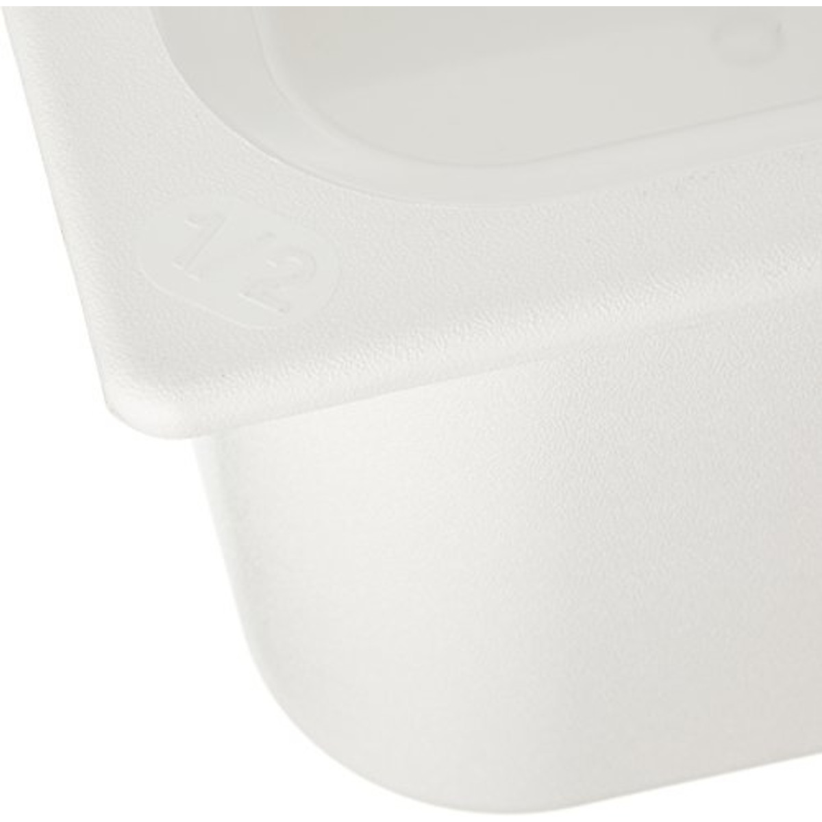 Carlisle FoodService Products CM110102 Coldmaster ABS Standard Half-Size Food Pan, 6 quart Capacity, 12.73" x 10.36" x 5.59", White