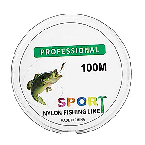 Competitive Fishing Line, Nylon Fishing Wire Stretch Fish Line High Sensitivity Stable for Anglers for Water(Green, 5.0)