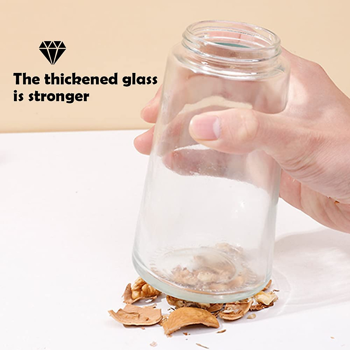 Oil Sprayer for Cooking, 450ml Glass Olive Oil Sprayer, Can Both Spray Oil and Pour Oil, Kitchen Gadgets Accessories With 1 Brush, Widely Used for Salad, Baking(fruit green)