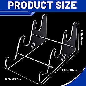 Acrylic Keyboard Display Stand Holder Mechanical Computer Keyboard Stand Shelf for Desk Transparent Acrylic Stand 3 Tier Keyboards Storage Holder Tray for Computer Tablet Picture Frame