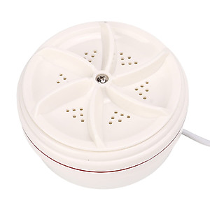 Focket Portable Washing Machine, ABS Automatic Cleaning USB Mini Portable Ultrasonic Washing Machine Strong Practicality Convenient Fixed Suction Cup Small Laundry Machine for Cleaning Sock Underwear