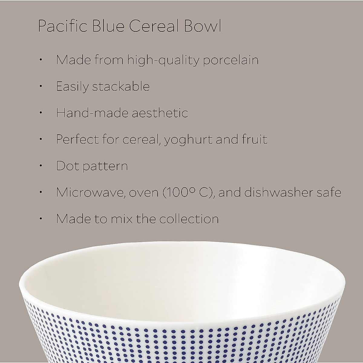 Royal Doulton Pacific Dots Cereal Bowl