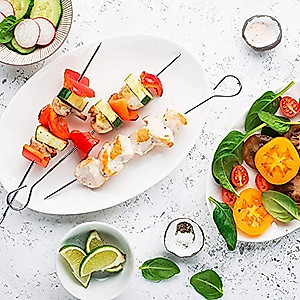 Air Fryer Rack Air Fryer Accessories 8'' Set of 3 Multipurpose Double Layer Rack with Skewer Round Cooking Rack Toast Rack Compatible with XL Air Fryer