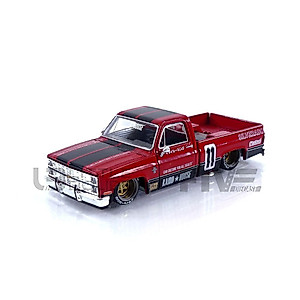 True Scale Miniatures Model Car Compatible with 1983 Chevrolet Silverado KAIDO V1 (Red) Limited Edition 1/64 Diecast Model Car Kaido House KHMG066