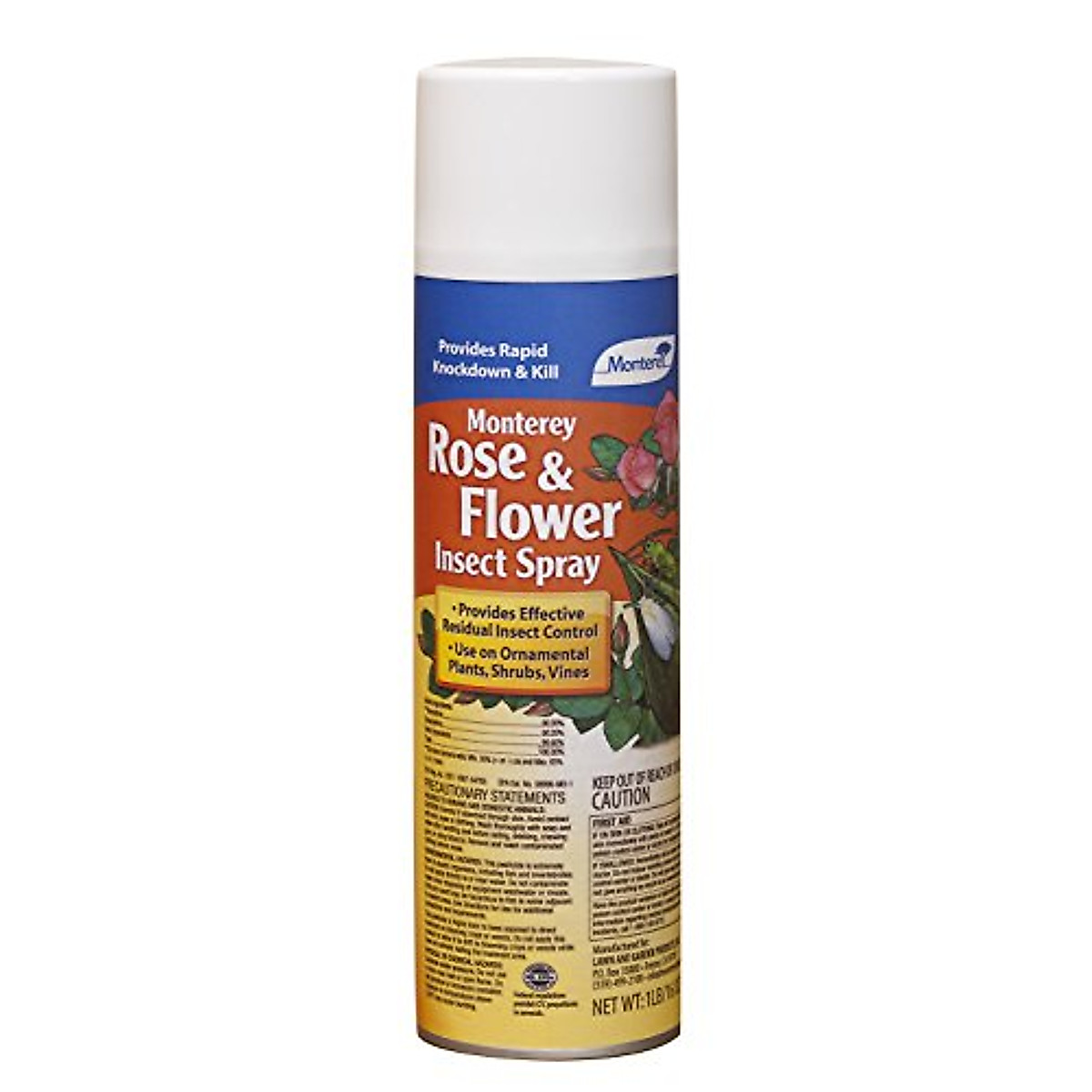 Monterey Lawn and Garden LG6196 Rose and Flower Insect Spray, 16-Ounce