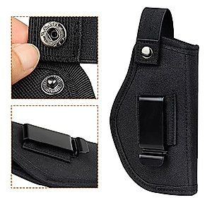 Galaxylense 2 Packs Universal Gun Holster Concealed Carry for Men Women Right and Left Hand Draw Fits All Firearms