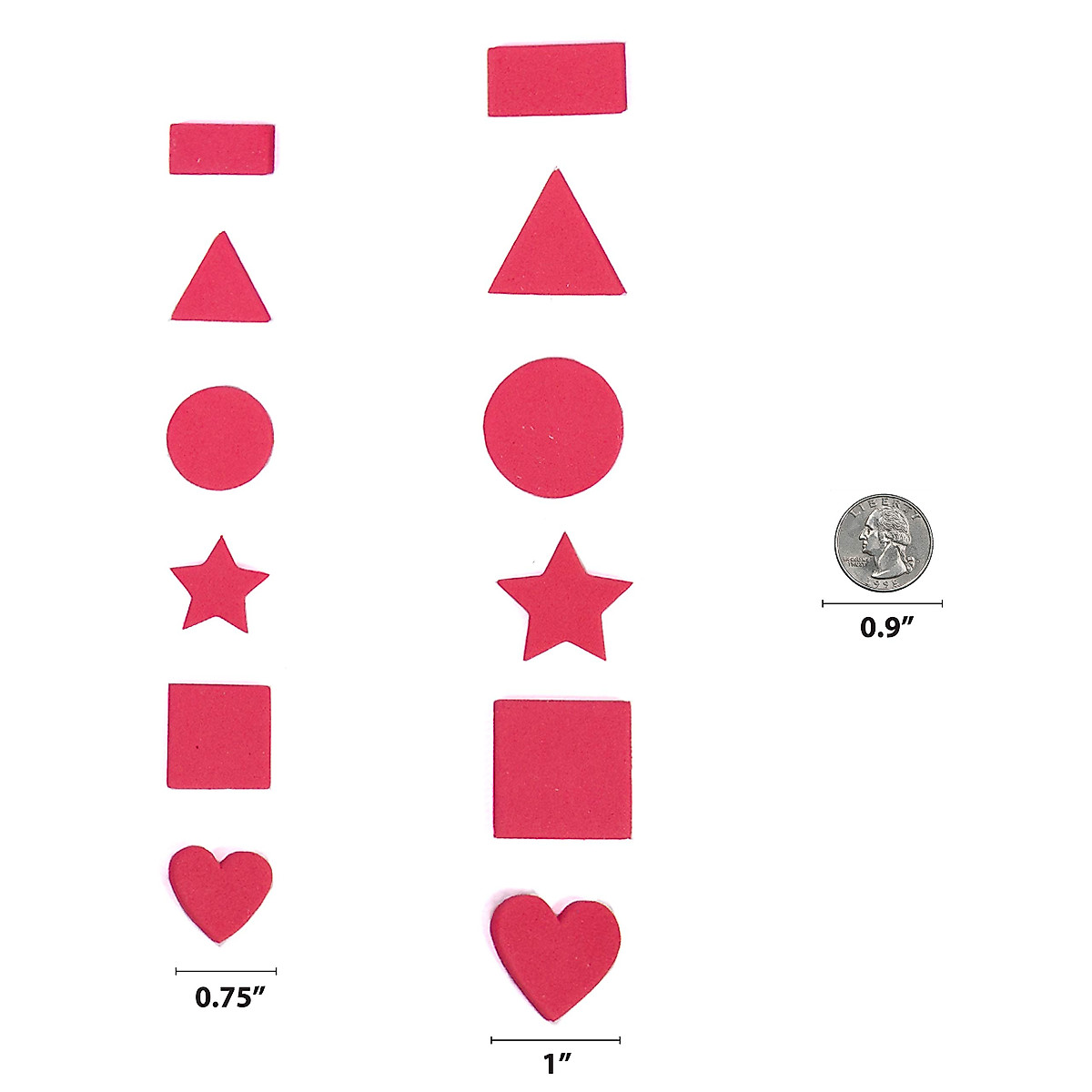 Horizon Group USA Assorted Self Adhesive Foam Shapes, Stick-On Craft Shapes, Arts & Craft Materials for Home or School, Art Class Supplies, Craft Supplies for Kids and Adults Ages 6, 7, 8, 9