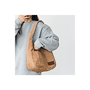 Ulisty Women Corduroy Wide Strap Hobo Bag Shoulder Bag Casual Underarm Bag Handbag green