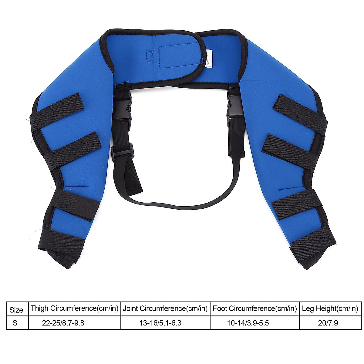 Tnfeeon Dog Knee Brace, Leg Brace Ligament Injury Joint Pain and Muscle Sore Adjustable Rear Support for Knee Dislocation Pet Knee Brace Recommended for Dog (S)