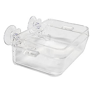 Moduoduo Chameleon Bowl and a Reptile Feeding Tongs 2pcs Feeder and Water Cups with Suction for Iguana Lizard Gecko Worm