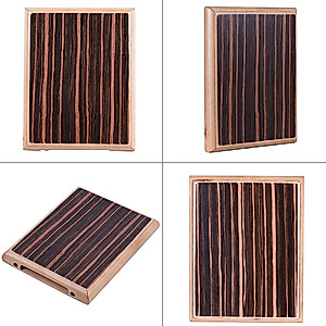 summina Compact Travel Box Drum Cajon Flat Hand Drum Percussion Instrument with Adjustable Strings Carrying Bag