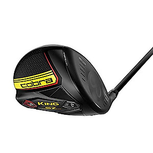 Cobra Golf 2020 Speedzone Driver Black-Yellow (Men's, Right Hand, Aldila Rogue Silver 60, Stiff Flex, 9.0)