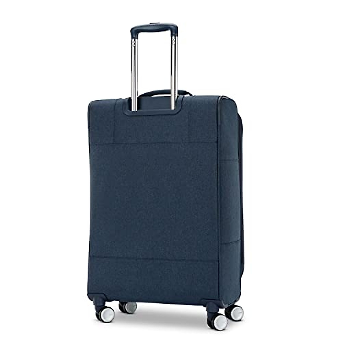 AMERICAN TOURISTER Whim Softside Expandable Luggage, Navy Blue, Medium Spinner
