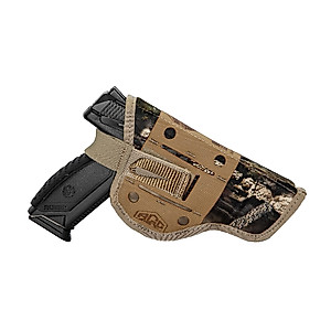 Alaska Guide Creations Pistol Holster One Size Fits Most | Open Carry Pistol Holder | Camo Hunting Harness (Realtree Edge)
