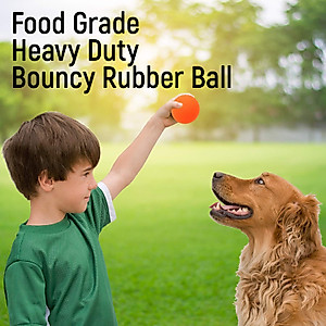 Large Dog Toys Set of 3 Plush Stuffingless Animals 24 Inches - Skunk/Wolf Squeaky Toys - Duck Squeaky w/ Crinkle Body and Rope for Tug. Rubber Ball for Aggressive Chewers Medium/Large Dogs + Carry Bag