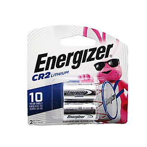 Energizer CR2 Lithium Battery, Pack of 2