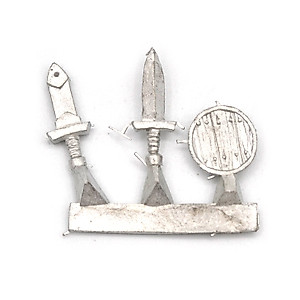 Stonehaven Halfling Sword and Buckler Miniature Figure for 28mm Table Top Wargames - Made in USA