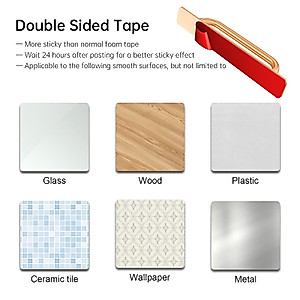 NiHome 2-Pack Aluminum Alloy Self-Adhesive Cabinet Door Handles - 5.8 Inches Instant Drawer Pulls for Kitchen Cabinets, Drawers, Windows and Closets (Gold)