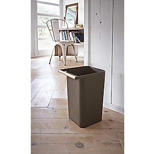 Yamazaki Home 3135 Como Trash Can, Brown, One Size