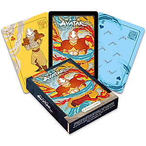 AQUARIUS Avatar Playing Cards - Avatar: The Last Airbender Shaped Deck of Cards for Your Favorite Card Games - Officially Licensed The Office Merchandise & Collectibles