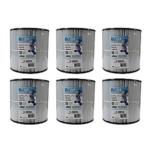 Unicel C-9650 Spa Replacement Filter Cartridge CFR 50 Sq Ft (6 Pack)