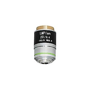 BoliOptics 20X Long Working Distance LM Plan Achromatic Metallurgical Microscope Objective Lens Working Distance 8.8mm MT05073431