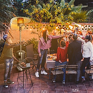 Patio Heater Reflector Shield,(10 Panels) Propane Patio Heaters Heat Deflector Replacement Parts,Enegy Saving,Windshield,Heat Focusing