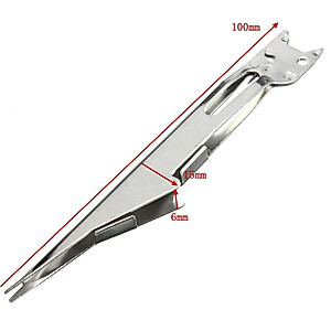 Fly Fishing Tying Tool Fishing Equipment Pocket Size Fast Knot Fish Line Tie Tackle (Silver)