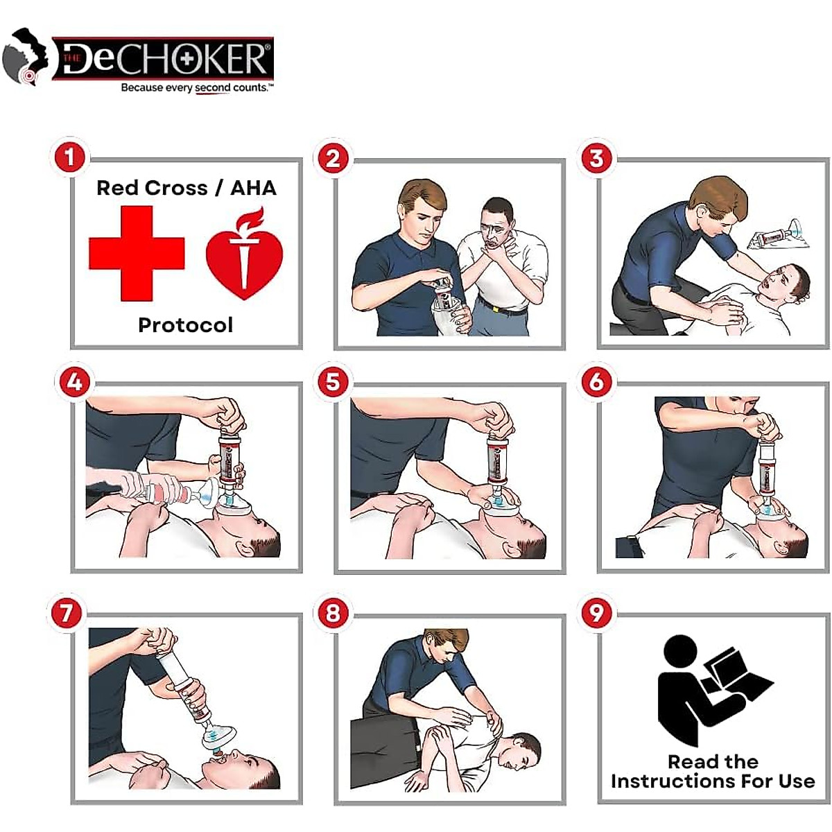 DeCHOKER Anti-Choking Device for Toddlers (Ages 1-3 Years)