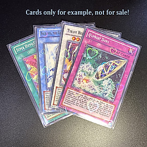 Black Lotus 100pcs/Lot Sweet Heart Shaped Laser Flashing Card Sleeves Trading Kpop Photo Cards Sleeve Shield Magic Card Protector Holographic Foil Protective Cover fit YGO (61x88mm), Clear, 10X7X2cm