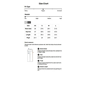 SweatyRocks Women's High Waist Ripped Jeans Distressed Raw Hem Denim Pants Solid Black M