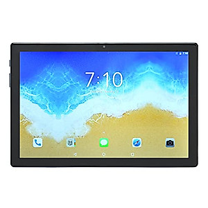 suick HD Tablet, 10.0 Inch 1920x1200 IPS US Plug 100-240V Tablet PC Octa Core Processor 8MP 16MP Dual Camera for Entertainment (Blue)