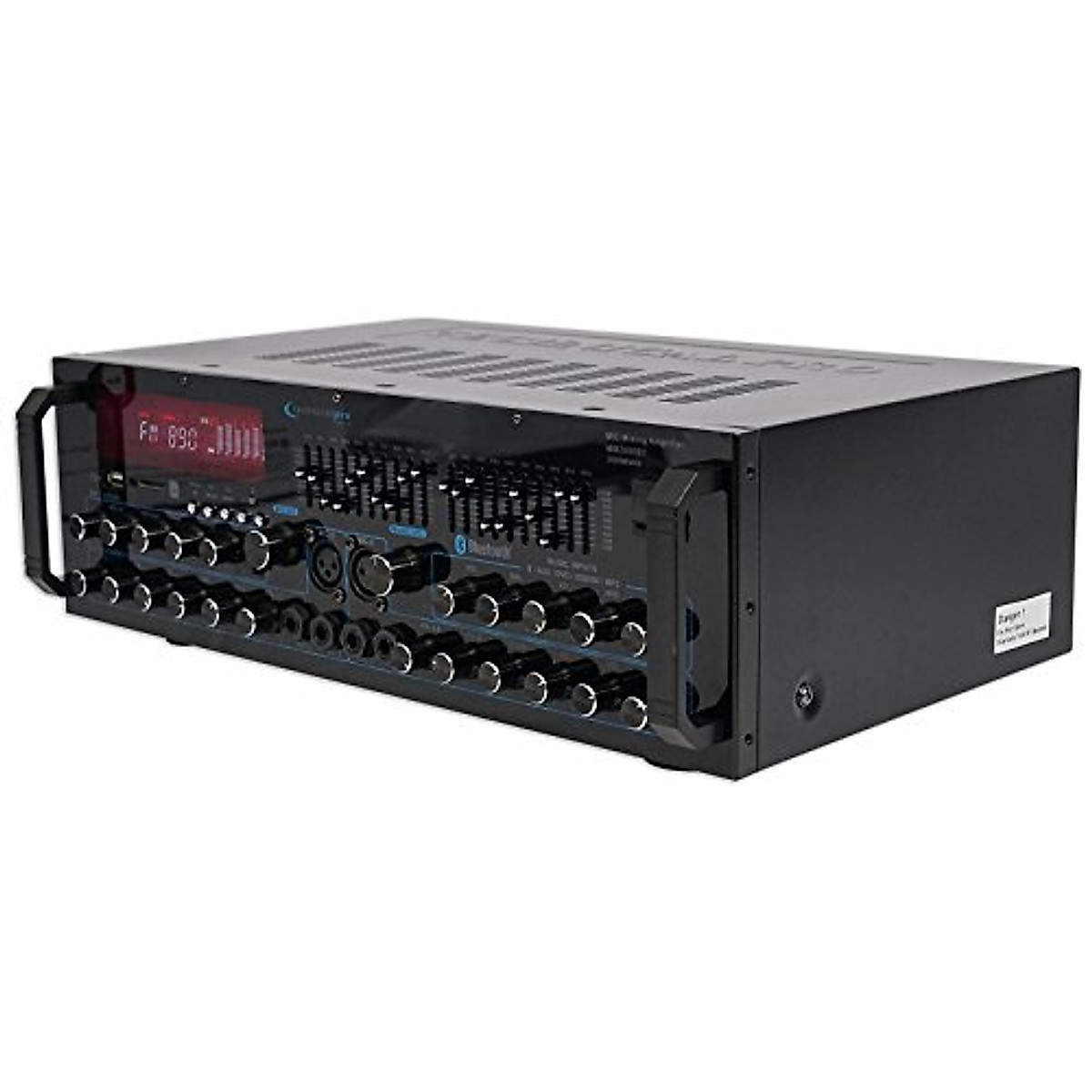 Technical Pro MM2000BT Powered Bluetooth Karaoke Mixer Amplifier Amp SD, USB