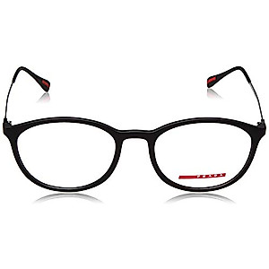 Prada Linea Rossa PS 04HV Men's Eyeglasses Black Rubber 53