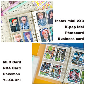 B FANCY K-pop Photocard Holder Book Simple 6ring Binder 200 Photo Pockets Collect Book