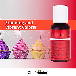 Chefmaster - Liqua-Gel Food Coloring - 12 Color Set B - Fade Resistant - 12 Pack - Vibrant, Eye-Catching Colors, Easy-To-Blend Formula, Fade-Resistant - Made in the USA