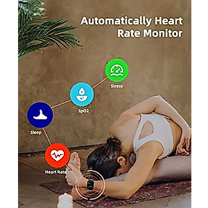 Alexa Smart Watch (Answer/Make Call), Alexa Built-in, RERE Fitness Tracker with 60 Sports Mode, Heart Rate, Blood Oxygen, Sleep Monitor, 1.69" Smartwatch for Android and iPhone, IP68 Waterproof, Pink