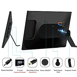 FRAMEO 10.1 inch WiFi Digital Picture Frame 1280x800 HD IPS Touch Screen Smart Cloud Photo Frame with 16GB Memory, Auto-Rotate, Wall Mountable, Easy Setup to Share Photos or Videos via Frameo