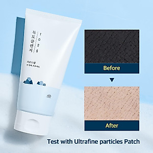 ROUND LAB 1025 Dokdo Cleanser 5.07 Fl Oz, Low pH Facial Cleanser for Sensitive Skin, Rich Soft Bubbles for Deep Cleansing and Makeup Removal, Hydrating Face Wash with Deep Sea Water, Korean Skin Care