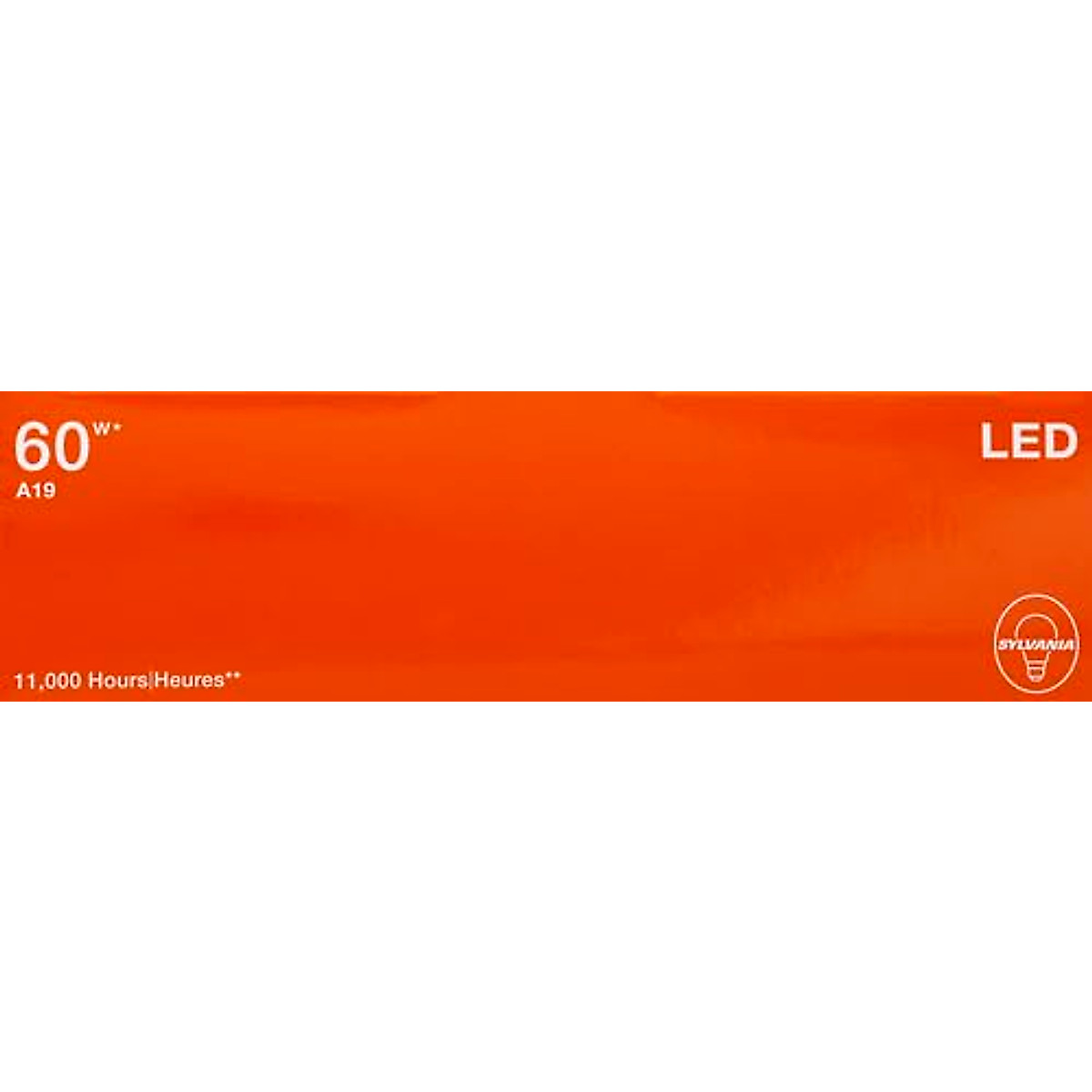 SYLVANIA LED A19 Light Bulb, 60W Equivalent, Efficient 8.5W, Frosted, 5000K, Daylight - (79284), 4 Count (Pack of 1)