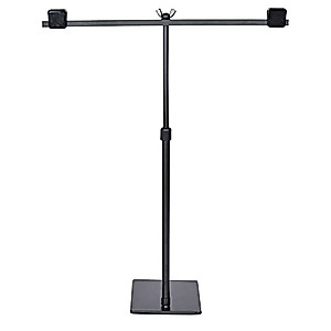 Tabletop T-Shape Stand for PVC Backdrop Flat Base Heavy Duty Stand for Food Product Photography Background