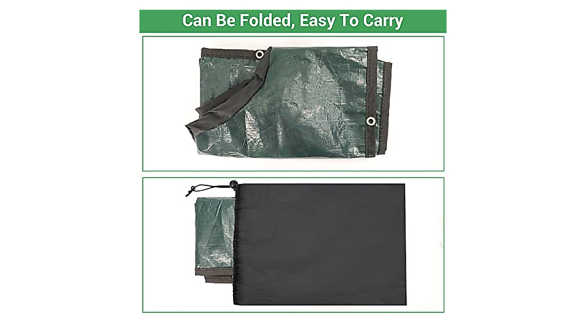 Pruning Tarp: Adjustable, Durable & Portable for Garden