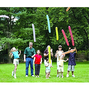 100pcs Rocket Balloons with Two Free Air Pump Colorful Giant Rocket Balloons for Parties