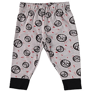 Marvel Baby Boys' Spiderman Bodysuit with Pull-on Pants and Matching Accessory 3 Piece Set - Marvel Avengers Baby Boy's Outfit (Red/Blue/Grey, 6-9 Months)