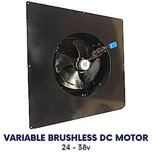 Remington Solar 30 Watt/BLK 38V Roof Mount Solar Attic Fan