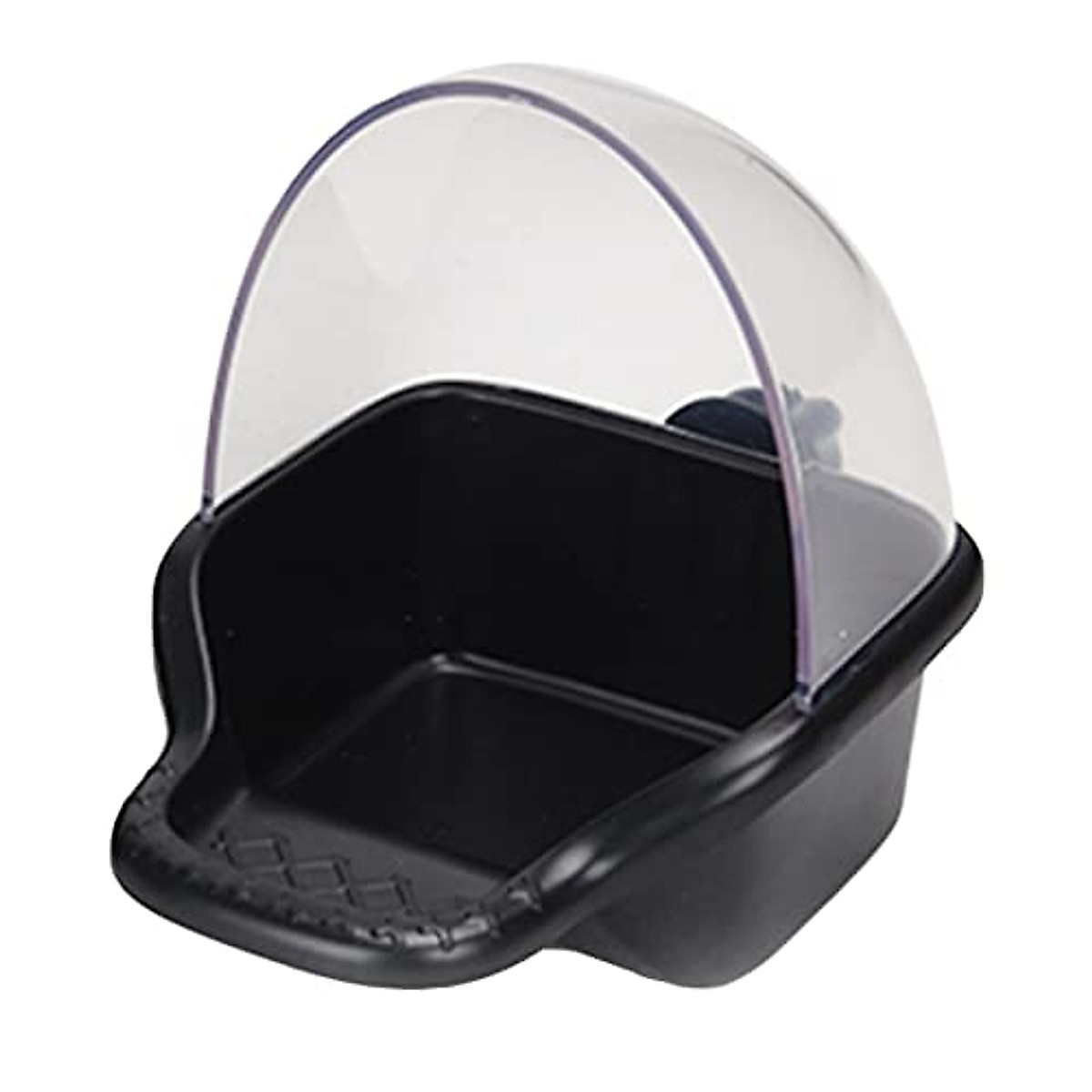 STOBOK Squirrel Feeders Bird Bath Tub Bowl Basin Parrot Hanging Birdbath Toy Plastic Budgie Parakeet Cockatiel Cage Water Food Feeder Shower Tub for Hamster Hedgehog Chinchilla Ferrets Bunny Feeder