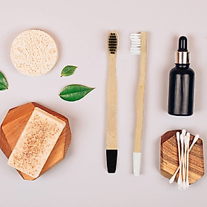 Estune Kids Bamboo Toothbrushes Soft Bristle Toothbrush Individually Wrapped Toddler Toothbrush Manual Travel Tooth Brushes for Kids Children Adults School Travel Teeth Oral Supplies 5.7 Inch(24 Pcs)