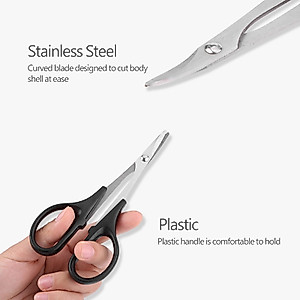 RC Car Body Scissor, Plastic Shell Metal Curved Scissors Model Craft Body Cutting Tool for Remote Control Racing Drift Car Truck Vehicle