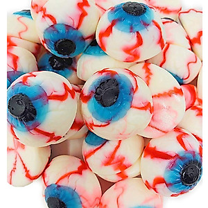 SweetGourmet Eyeballs Strawberry Gummy Halloween Candy Bulk, 1 Pound